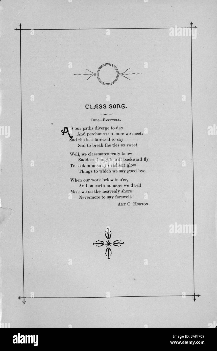 This 1892 'High School Observer' yearbook lists the students and ...