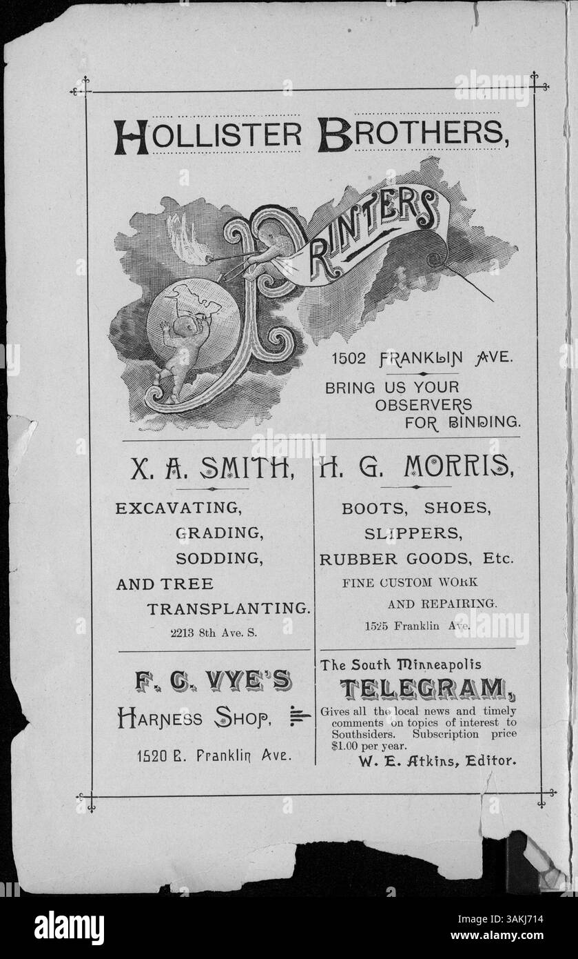 This 1892 yearbook from South High School, then called Adams School ...