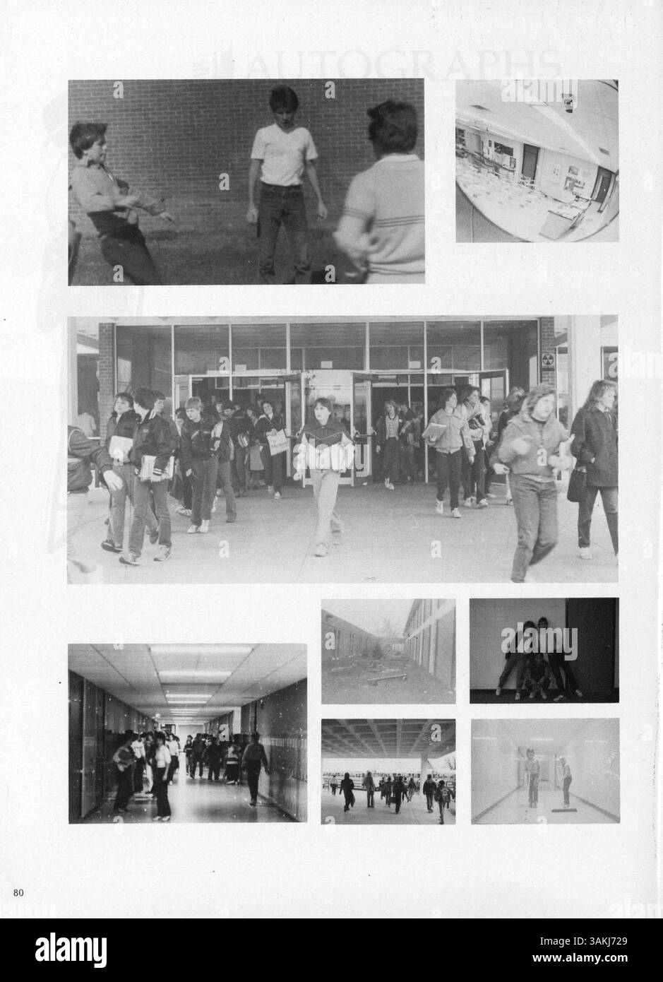 The North View Jr. High Yearbook for 1984 captures student life ...