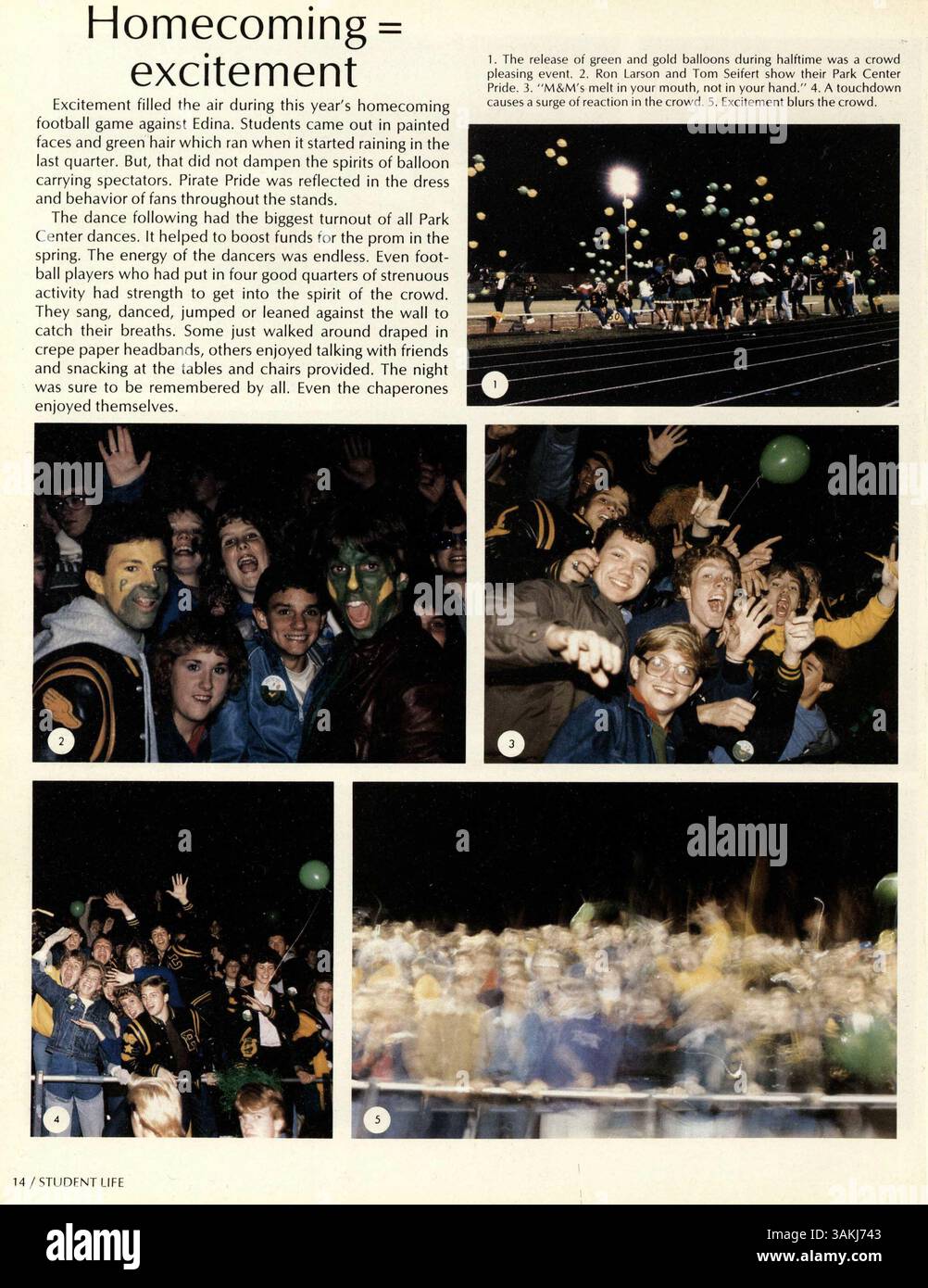 This high school yearbook from 1985-1986 provides a comprehensive ...