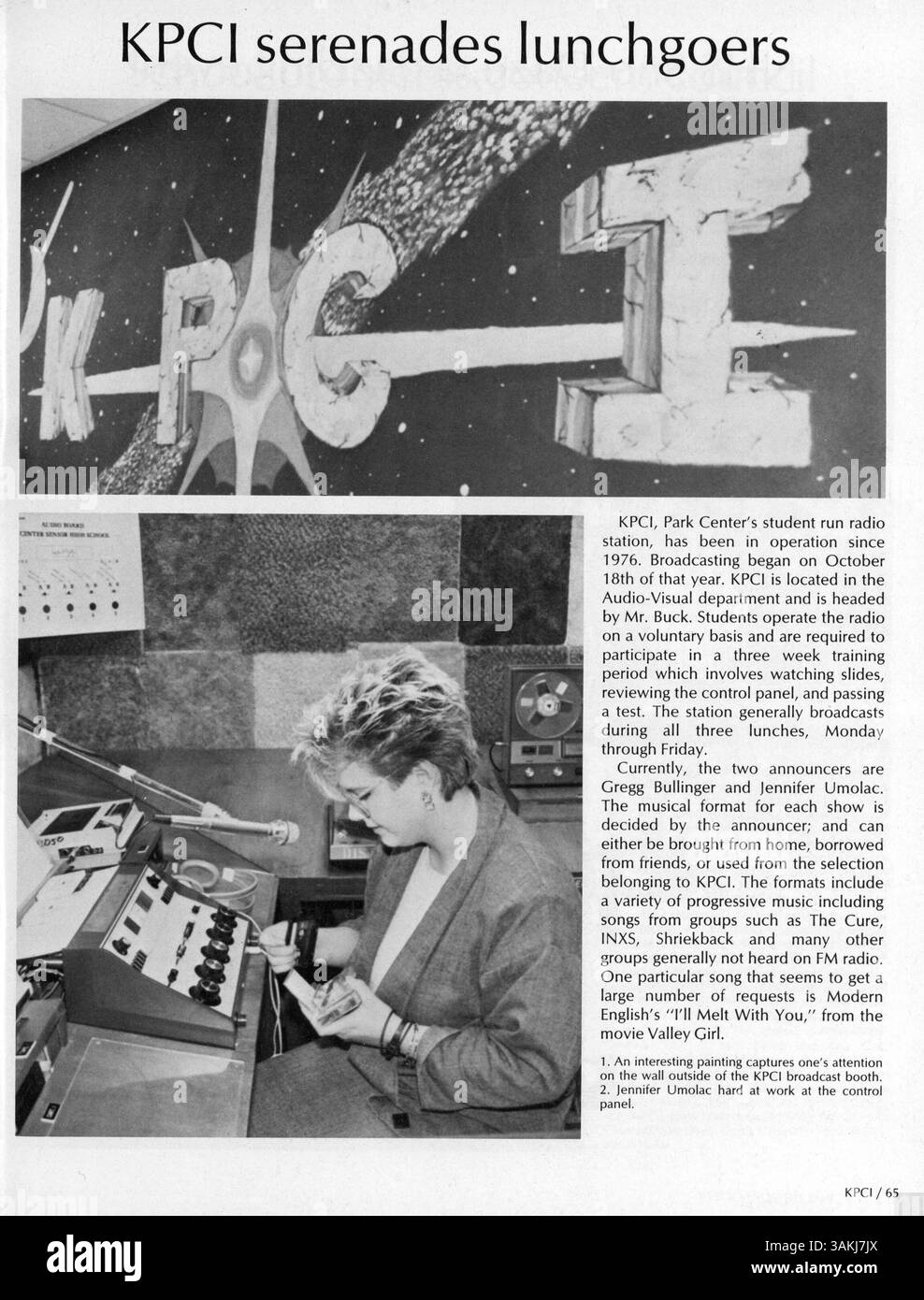 The 'Nineteen Eighty Six Pirate' yearbook from Park Center High ...