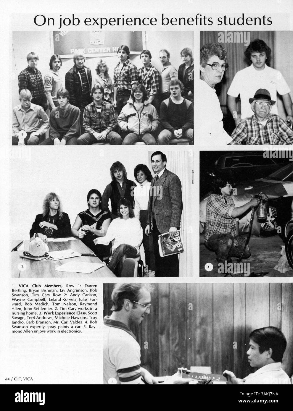 The 1986 Park Center High Yearbook showcases the key school events ...