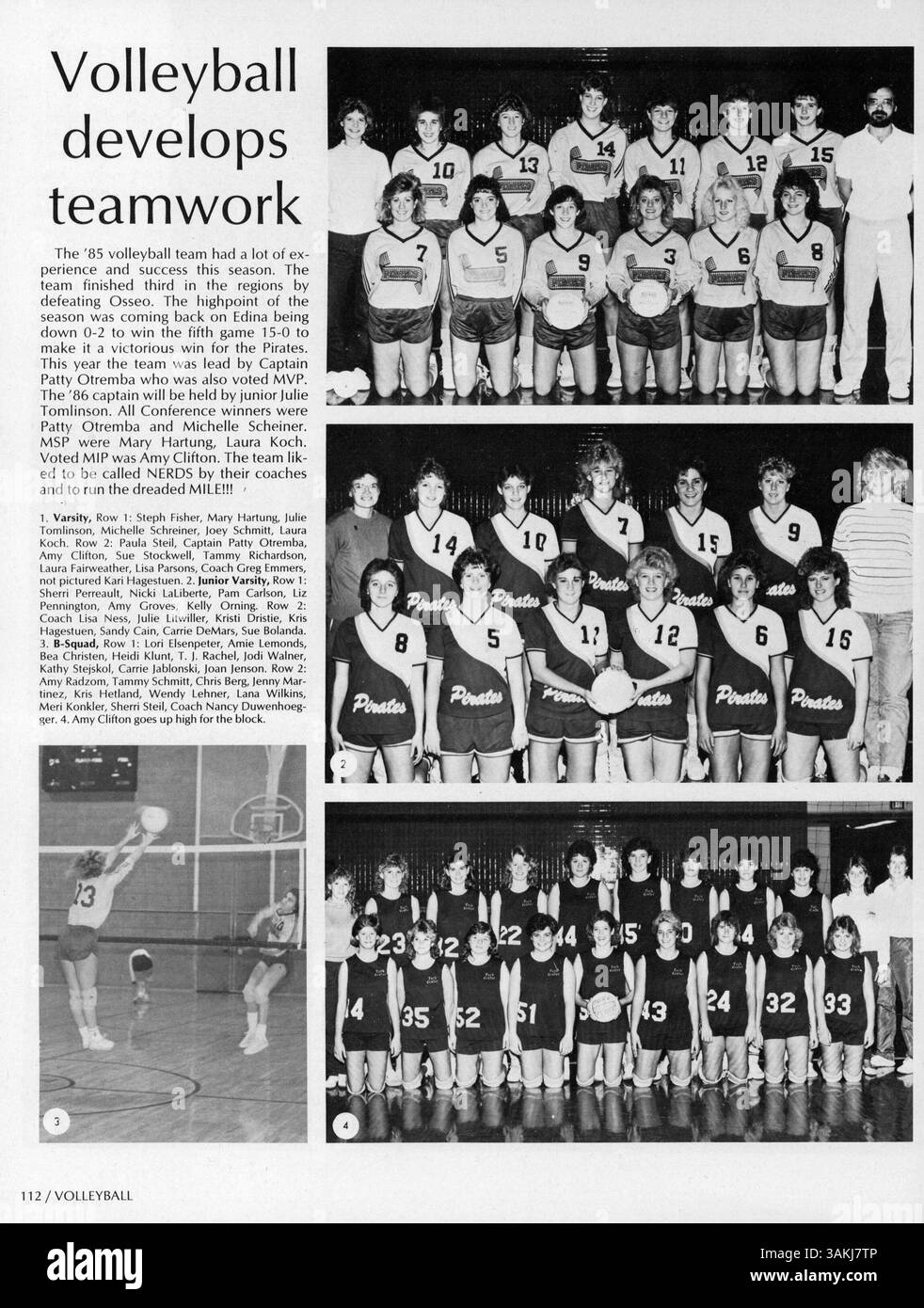 This high school annual from 1986 documents Park Center High School's ...