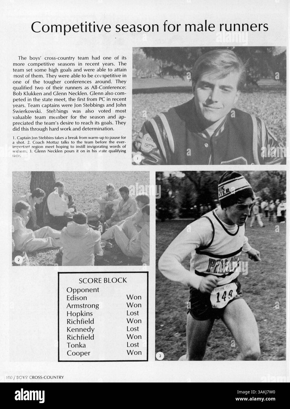 The 1986 Park Center High Yearbook, 'Nineteen Eighty Six Pirate,' records the students, teachers ...