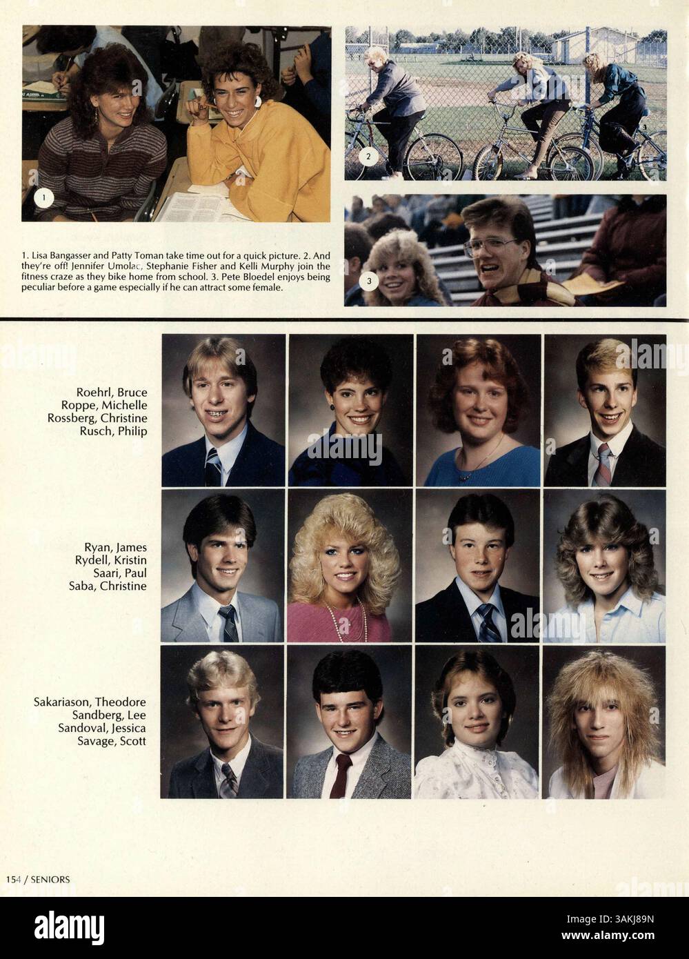 The 'Nineteen Eighty Six Pirate' yearbook documents the 1985-1986 ...