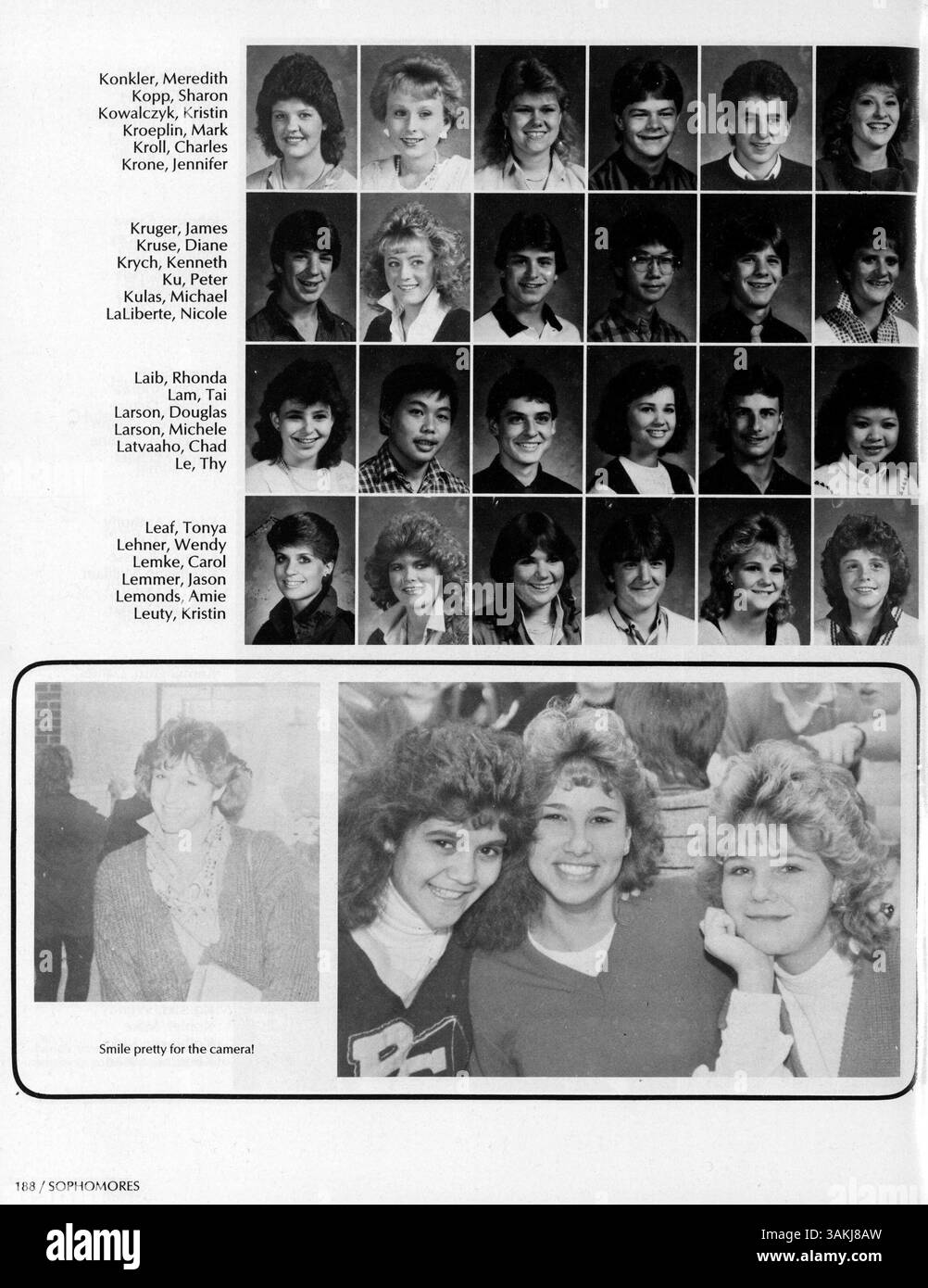 The 1986 yearbook from Park Center High School showcases students ...