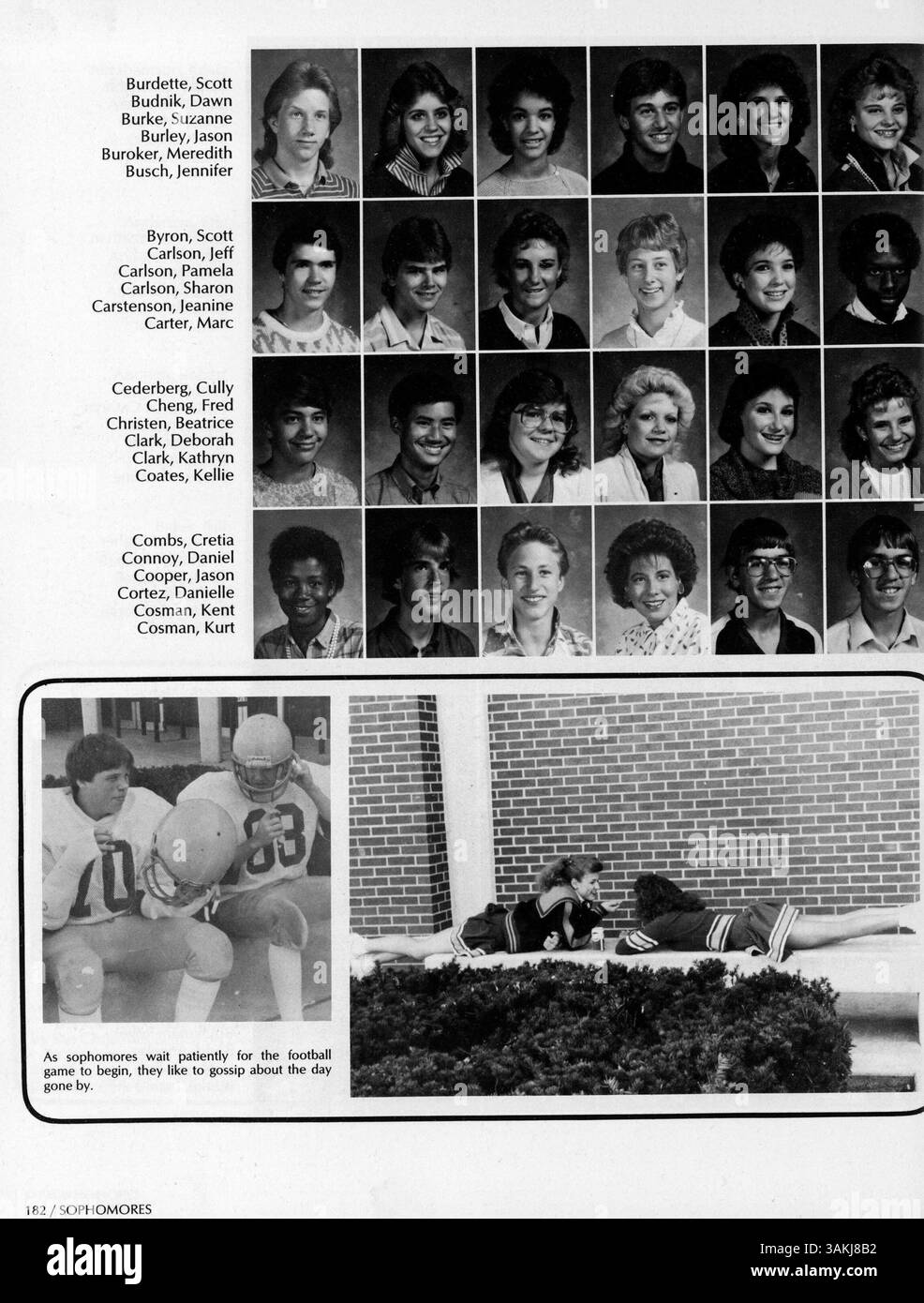 This 1986 yearbook from Park Center High School captures significant ...