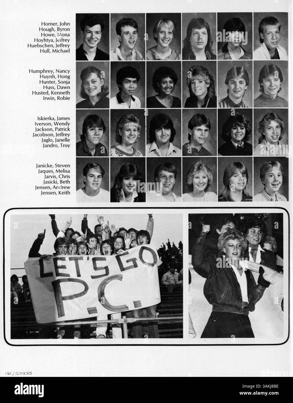 The 1986 Park Center High Yearbook captures key moments from the 1985 ...