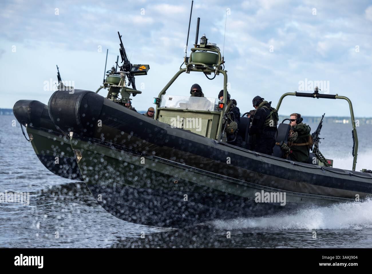 Fast-raiding interception and special forces crafts with the Royal ...