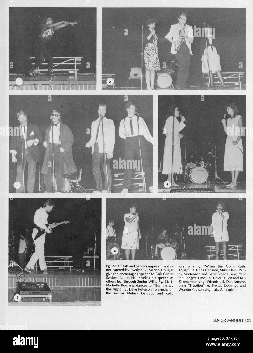 The 1986 Park Center High Yearbook encapsulates the events, academic ...