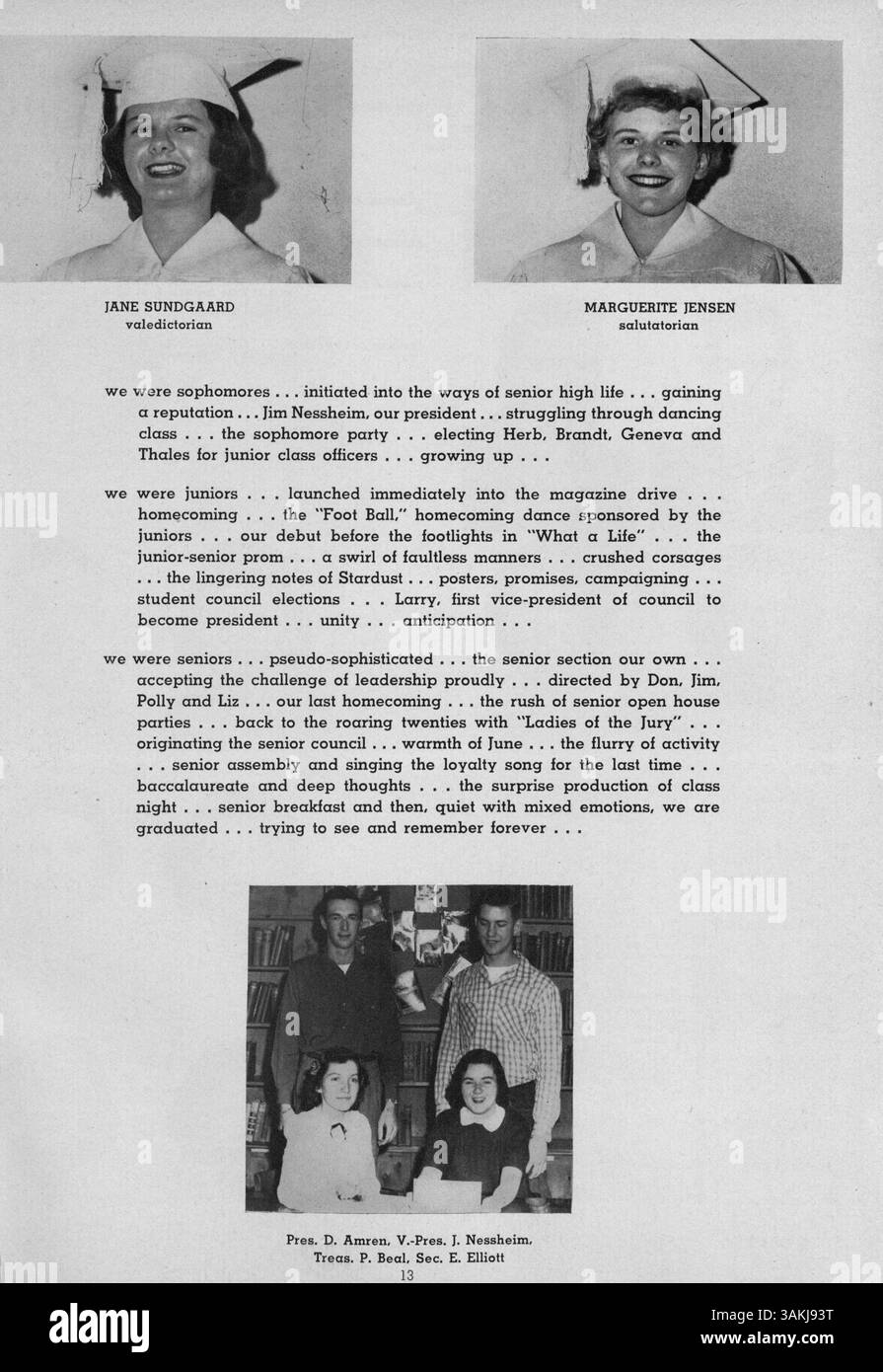 The 1950 'Echowan' yearbook from St. Louis Park High School showcases ...