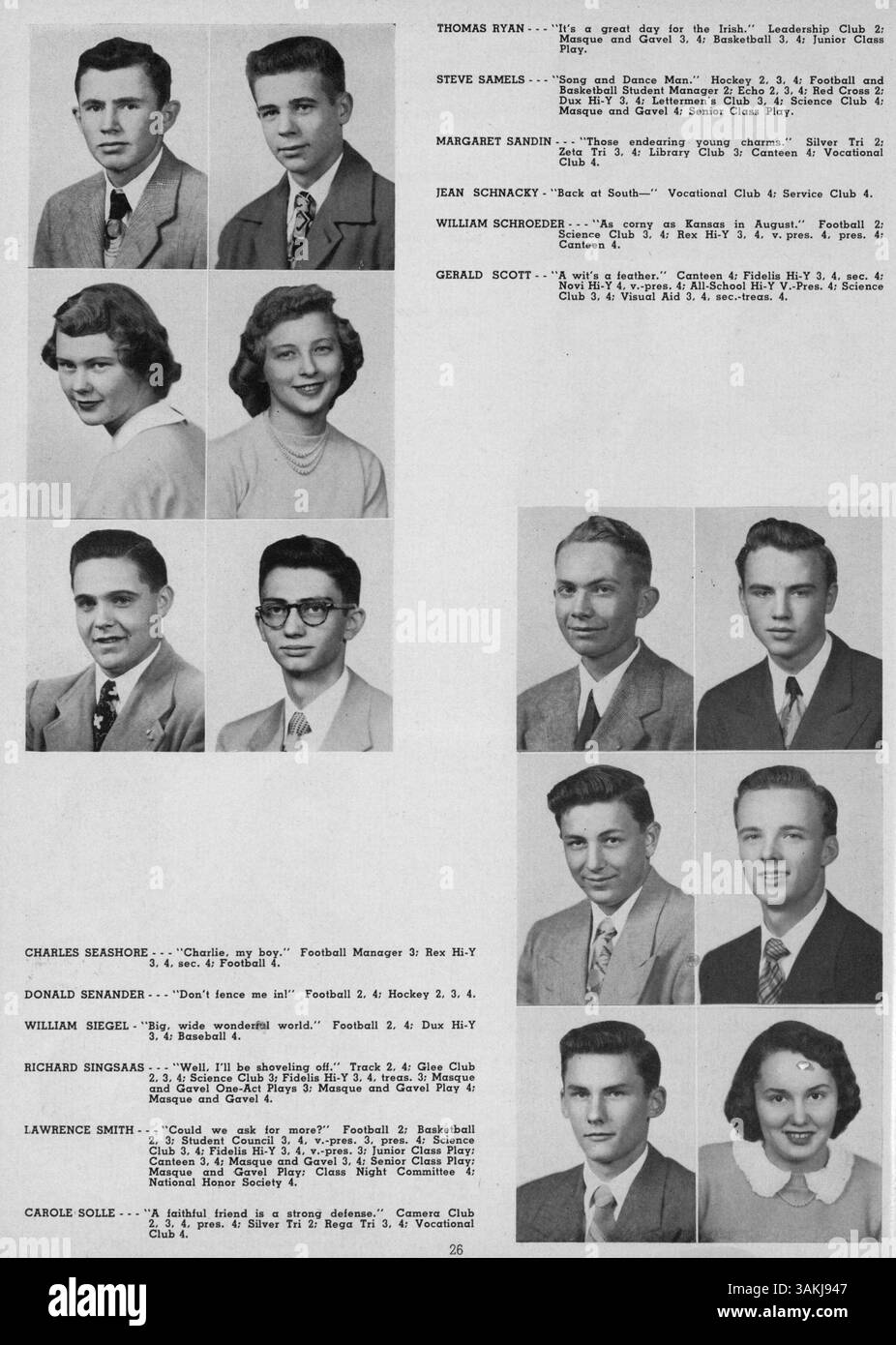 The 1950 'Echowan 50' yearbook from St. Louis Park High School ...