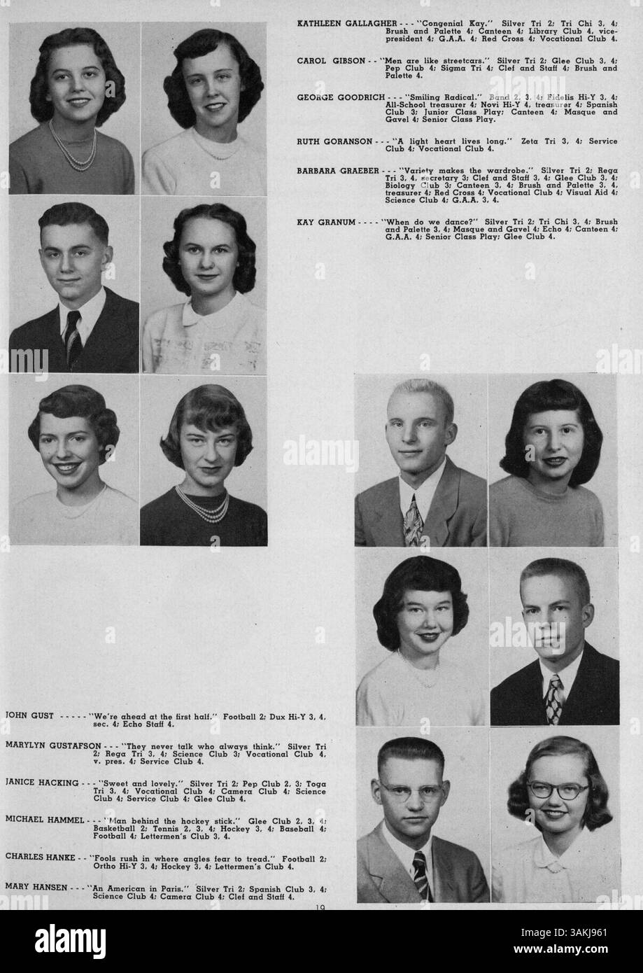 The 'Echowan 50' yearbook from St. Louis Park High School captures the ...