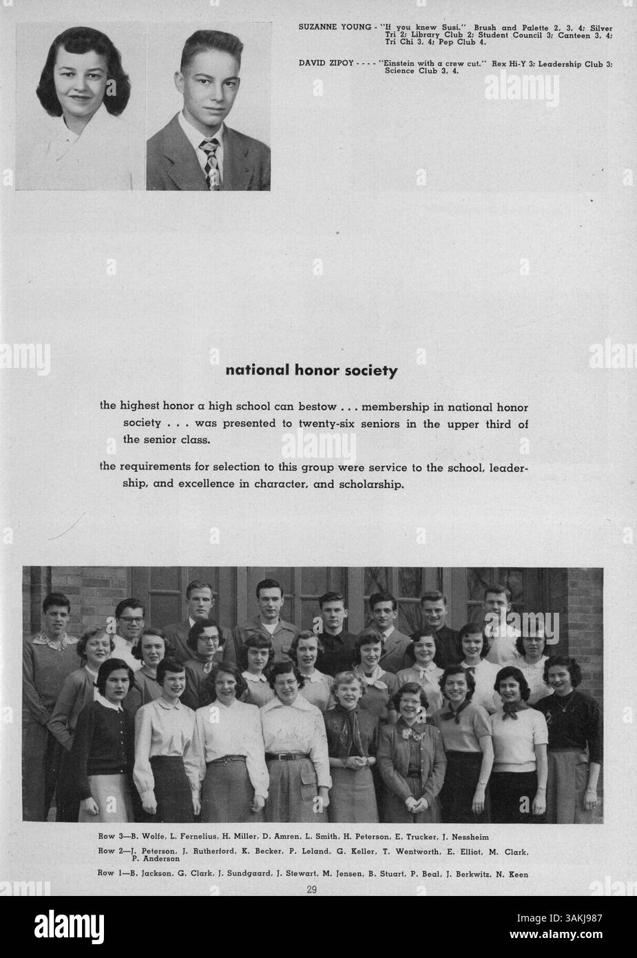 The 1950 'Echowan' yearbook from St. Louis Park High School features ...