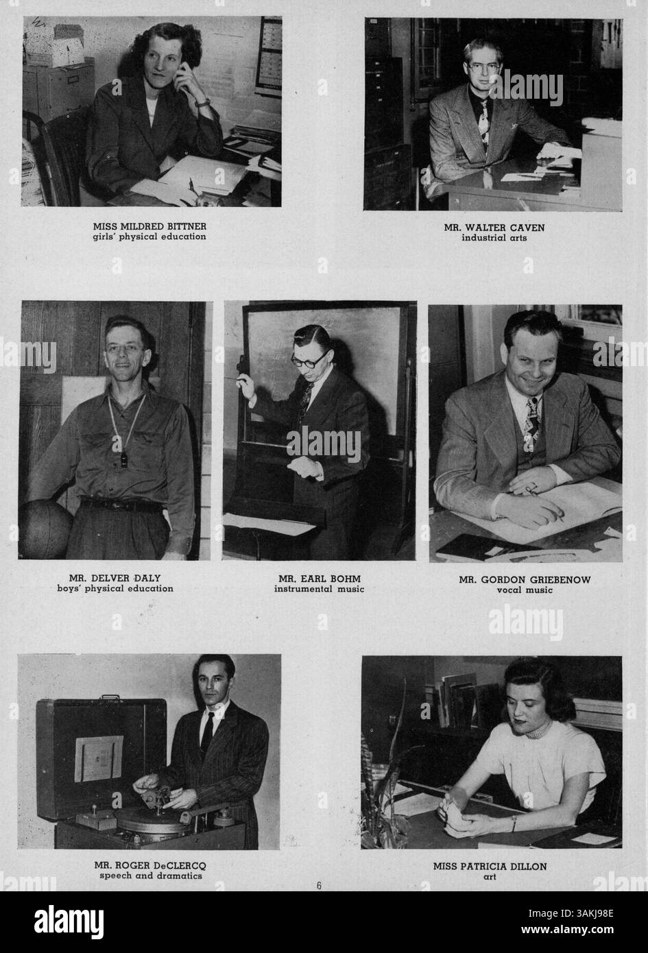 The 1950 St. Louis Park High School yearbook, titled 'Echowan 50 ...