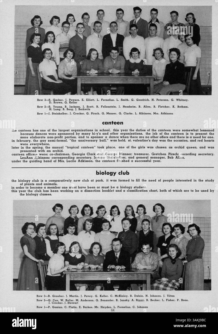 This 1950 high school yearbook from St. Louis Park High School ...