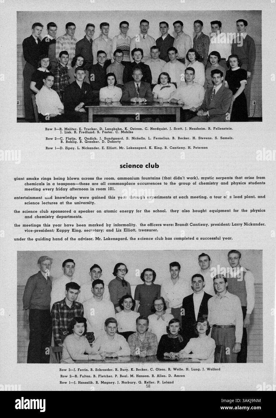 This yearbook, Echowan 1950, from St. Louis Park High School, showcases ...