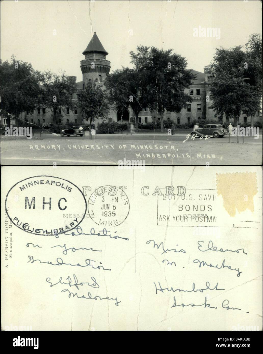 The University of Minnesota's Armory, located in Minneapolis, stands as ...