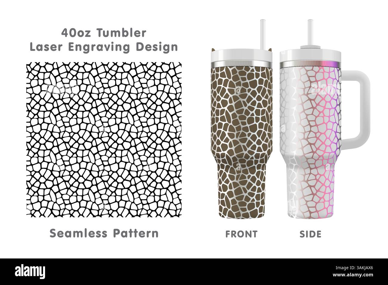 Giraffe print tileable pattern. Seamless laser engraving design for ...