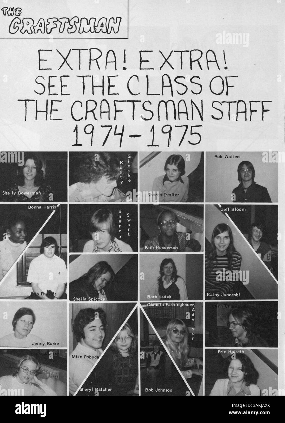 This vocational yearbook from 1975, 'Tradewind,' highlights the ...