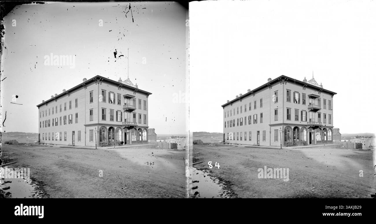 The Sherman House Hotel was located at the corner of Sibley and 4th ...