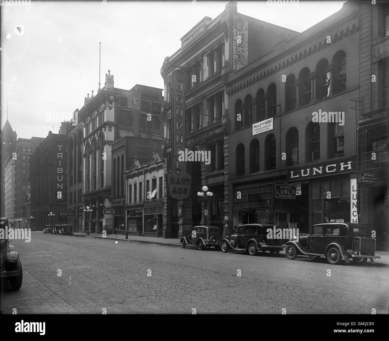 Newspaper Row, located on 4th Street between Nicollet and Marquette in ...