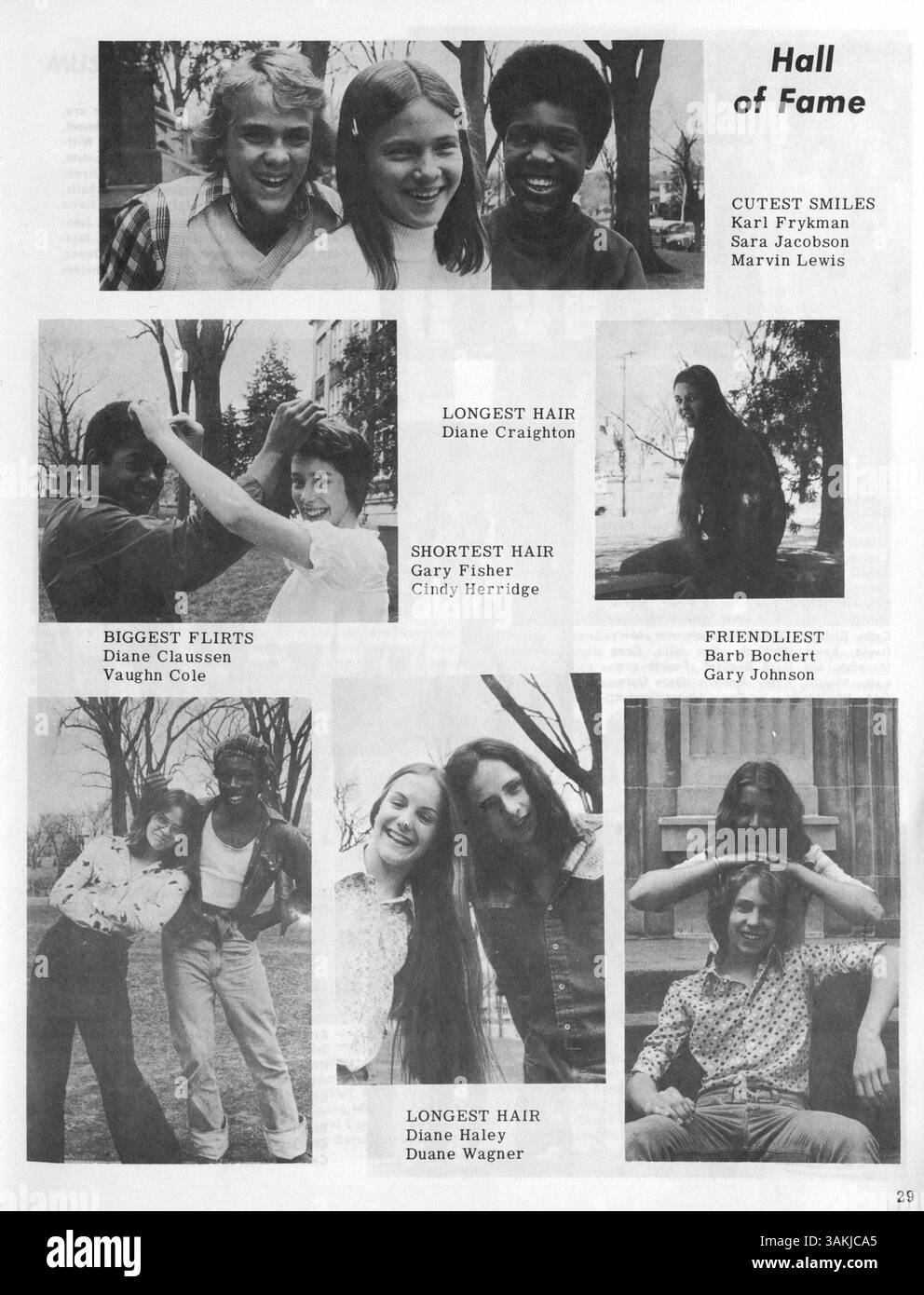 The Ramsey Jr. High 1975 yearbook, from the ninth-grade class of 1974 ...