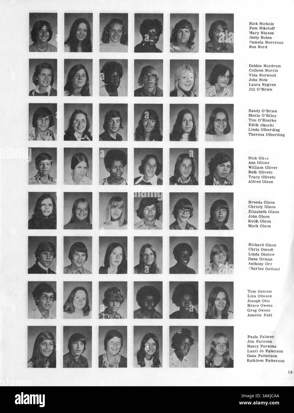 This 1975 yearbook for Ramsey Jr. High documents the students, teachers ...