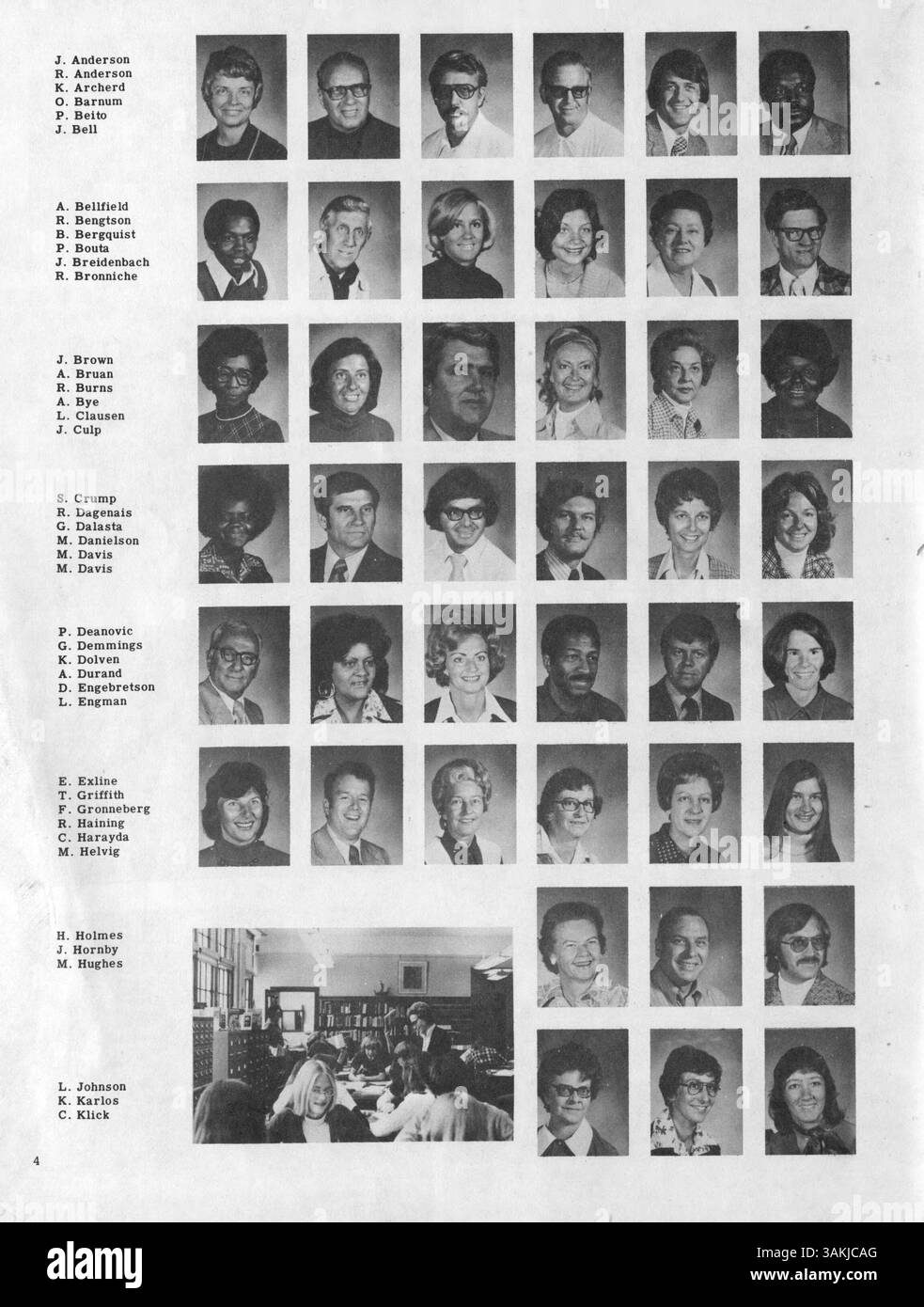 The 1975 Ramsey Jr. High yearbook highlights the ninth grade class of ...