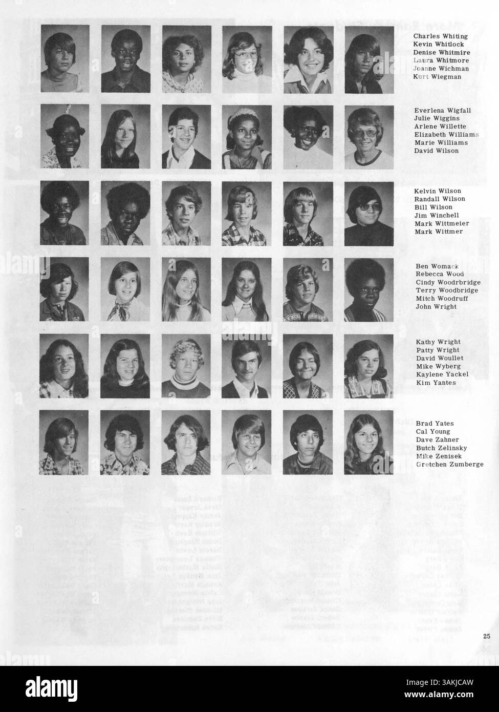 The Ramsey Jr. High Yearbook from 1975 documents the ninth-grade class ...