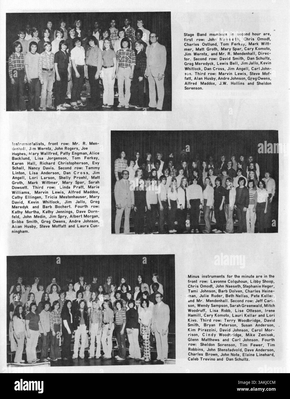 The 1975 Ramsey Jr. High yearbook documents the ninth-grade class of ...
