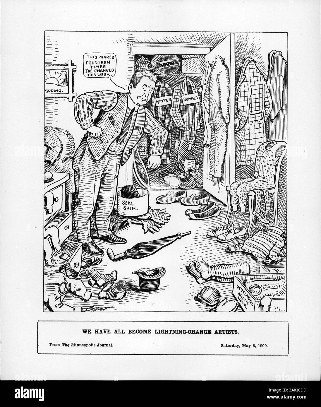 Variety of clothing Black and White Stock Photos & Images - Alamy