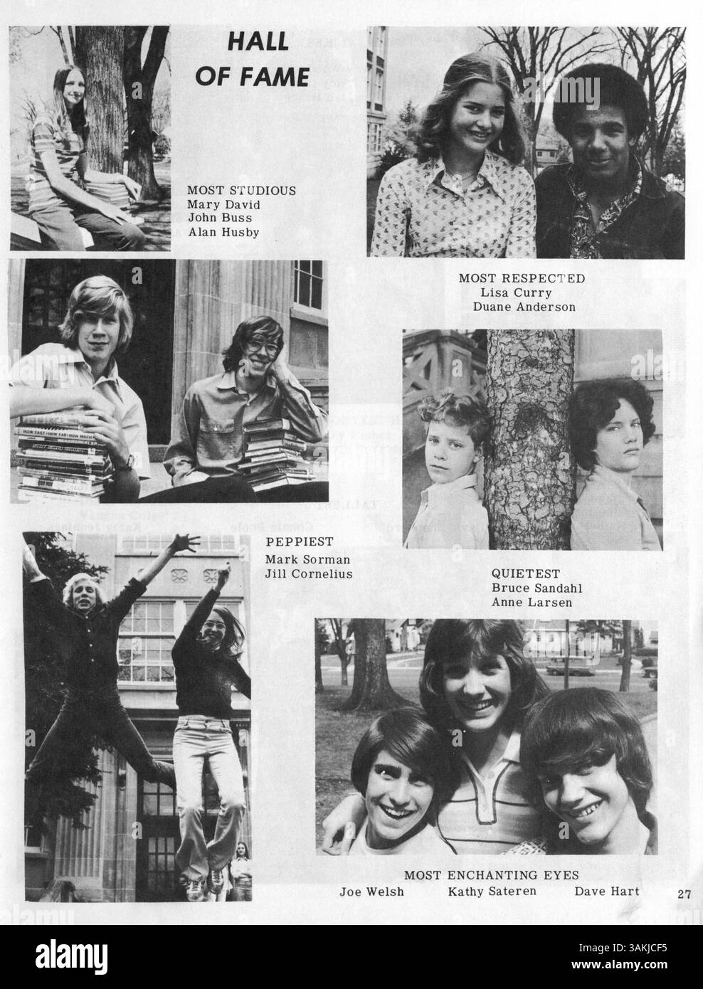 The 1975 Ramsey Jr. High yearbook captures the essence of the 1974-1975 ...