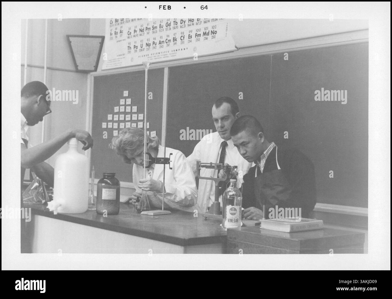 In 1963, ten new or rehabilitated science rooms were completed for ...