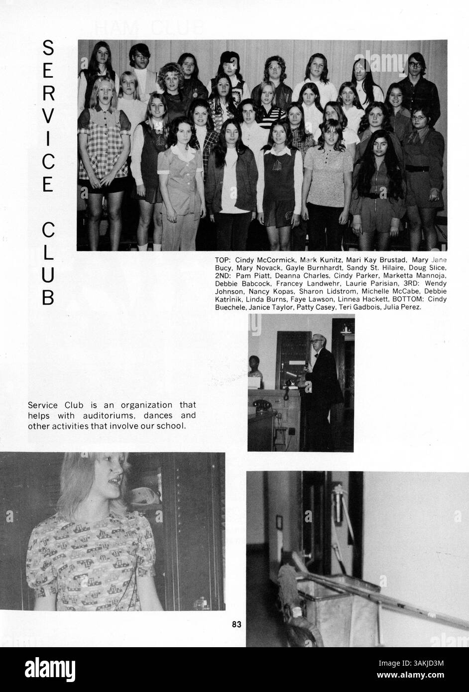 The 'Vocational Yearbook 1973; Tradewind 73' records the significant ...
