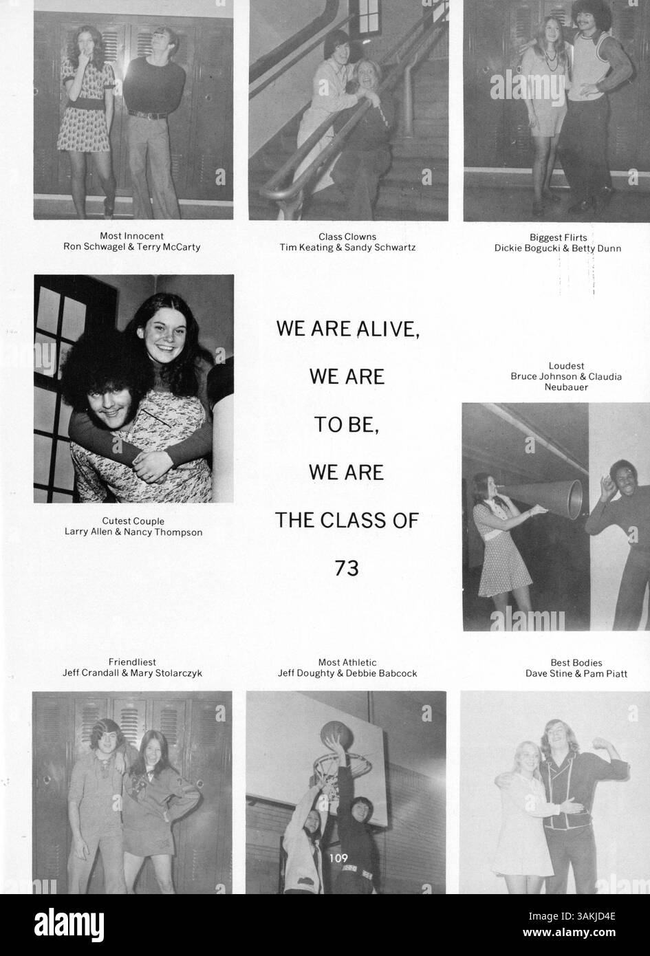 The 1973 'Tradewind' yearbook documents the 1972-1973 school year ...