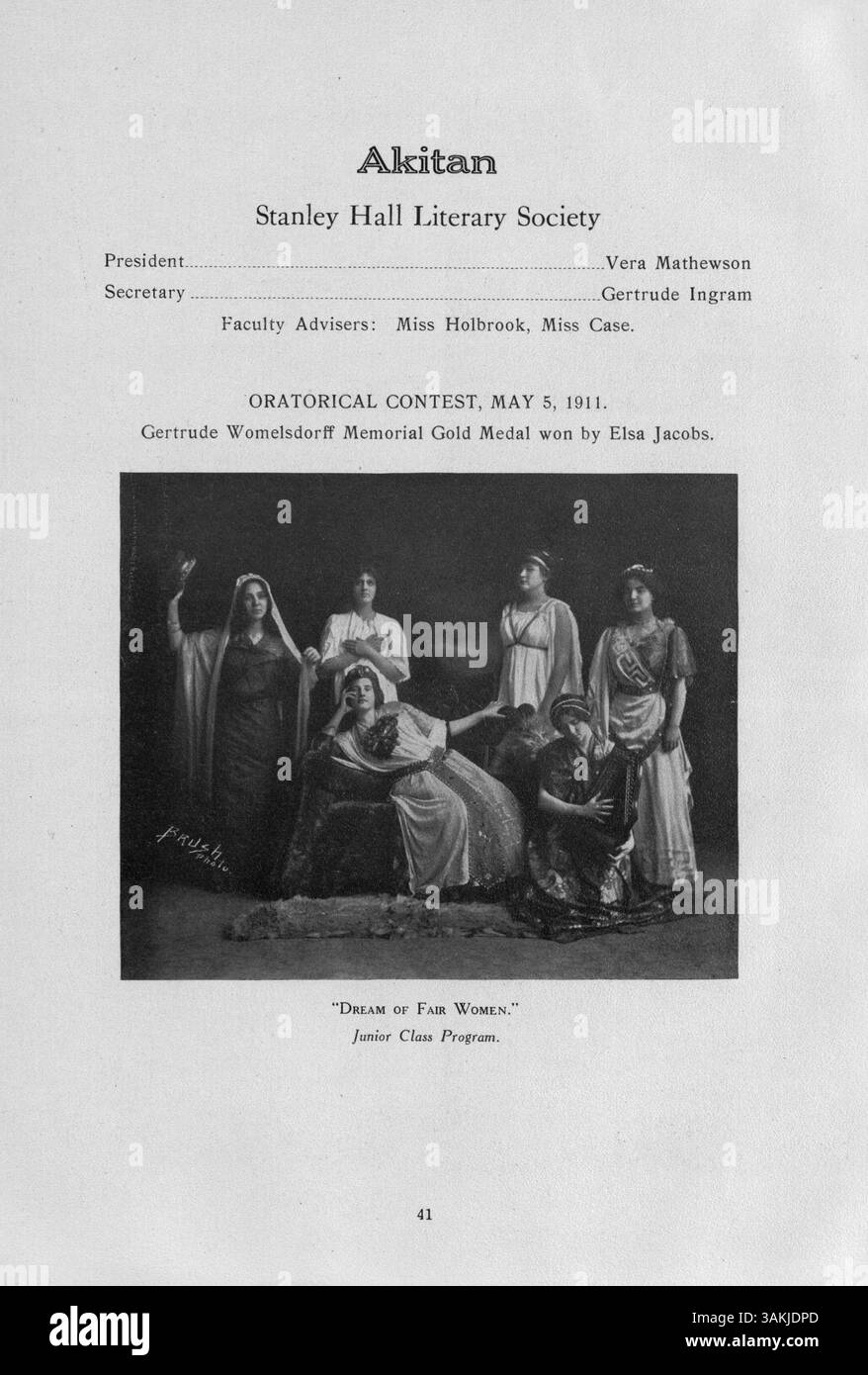 The 1911 Stanley Hall yearbook, The Moccasin, offers a detailed look at ...