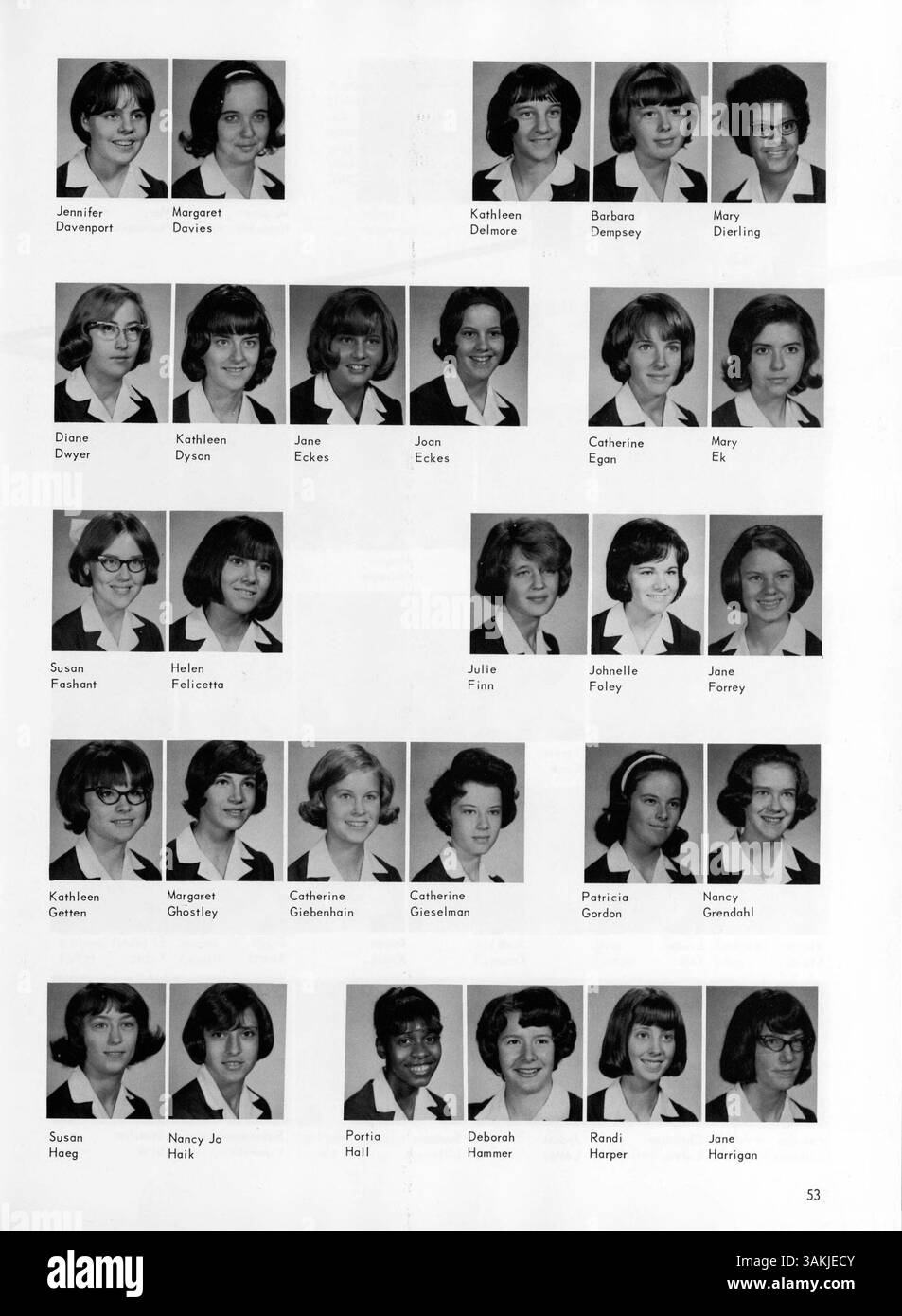 The 1965 Dayesye yearbook from St. Margaret's Academy captures the ...
