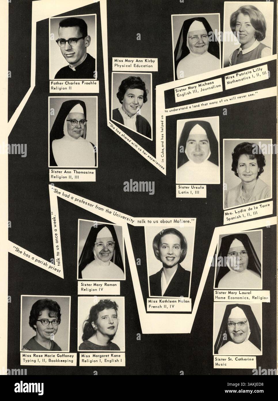 The 1965 St. Margaret's Academy Yearbook, Dayesye, provides a snapshot ...