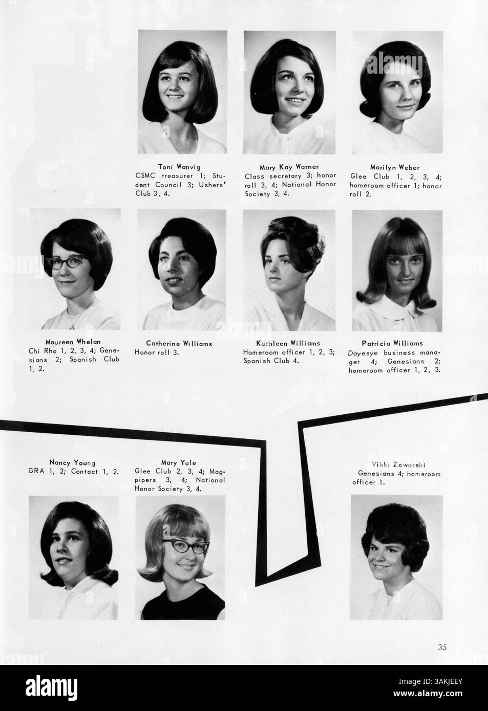 The 1965 'Dayesye' yearbook from St. Margaret's Academy provides a ...