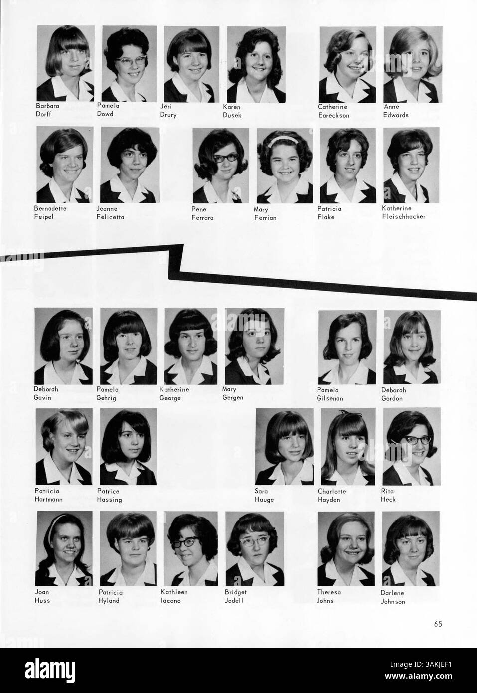 The 1965 Dayesye yearbook from St. Margaret's Academy showcases key ...