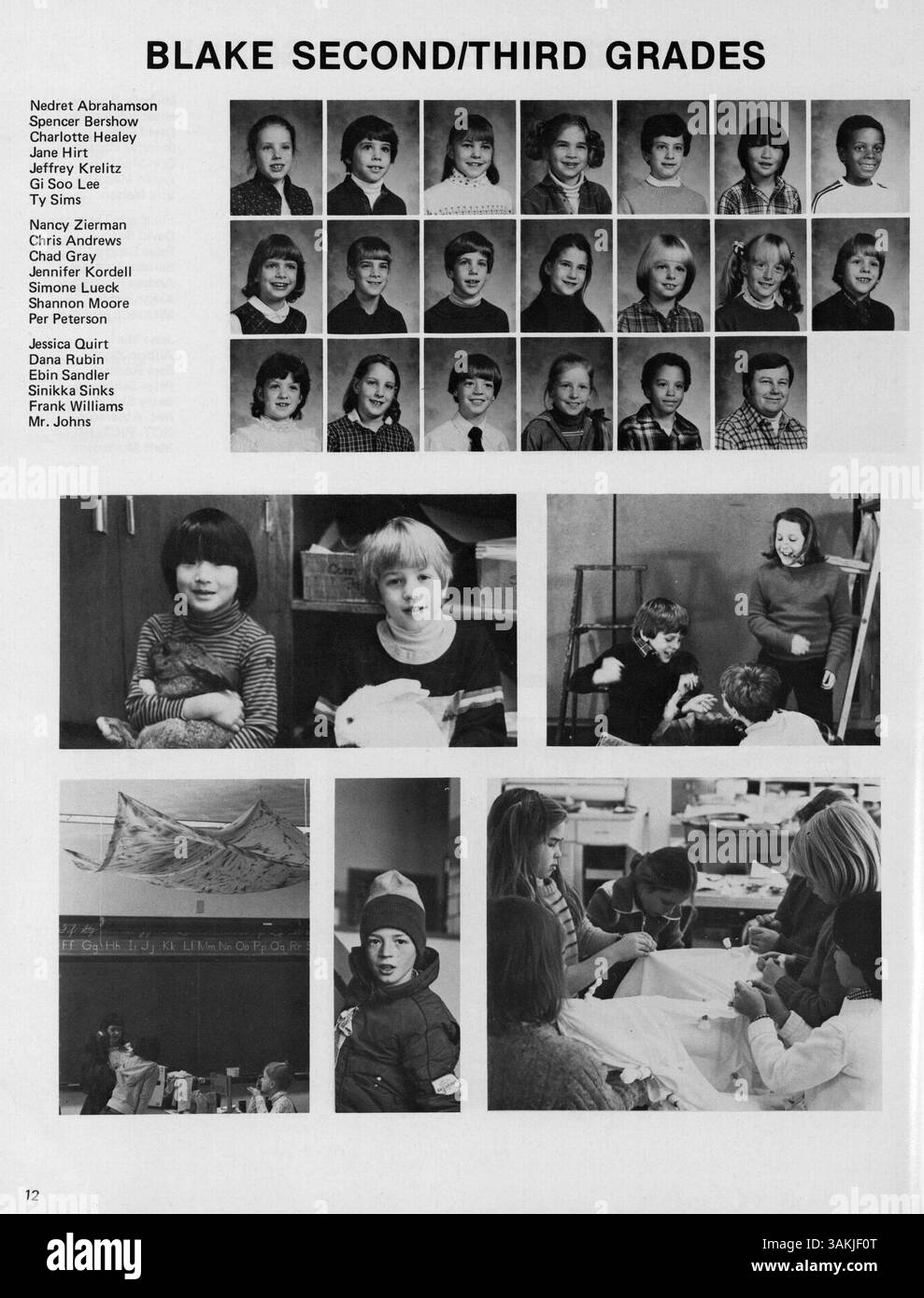 The Blake Lower School 1983 Memory Book highlights the students ...