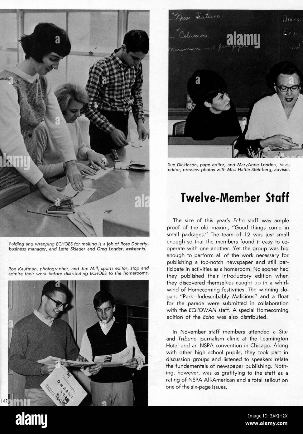 This 1966 Echowan yearbook from St. Louis Park High School captures ...