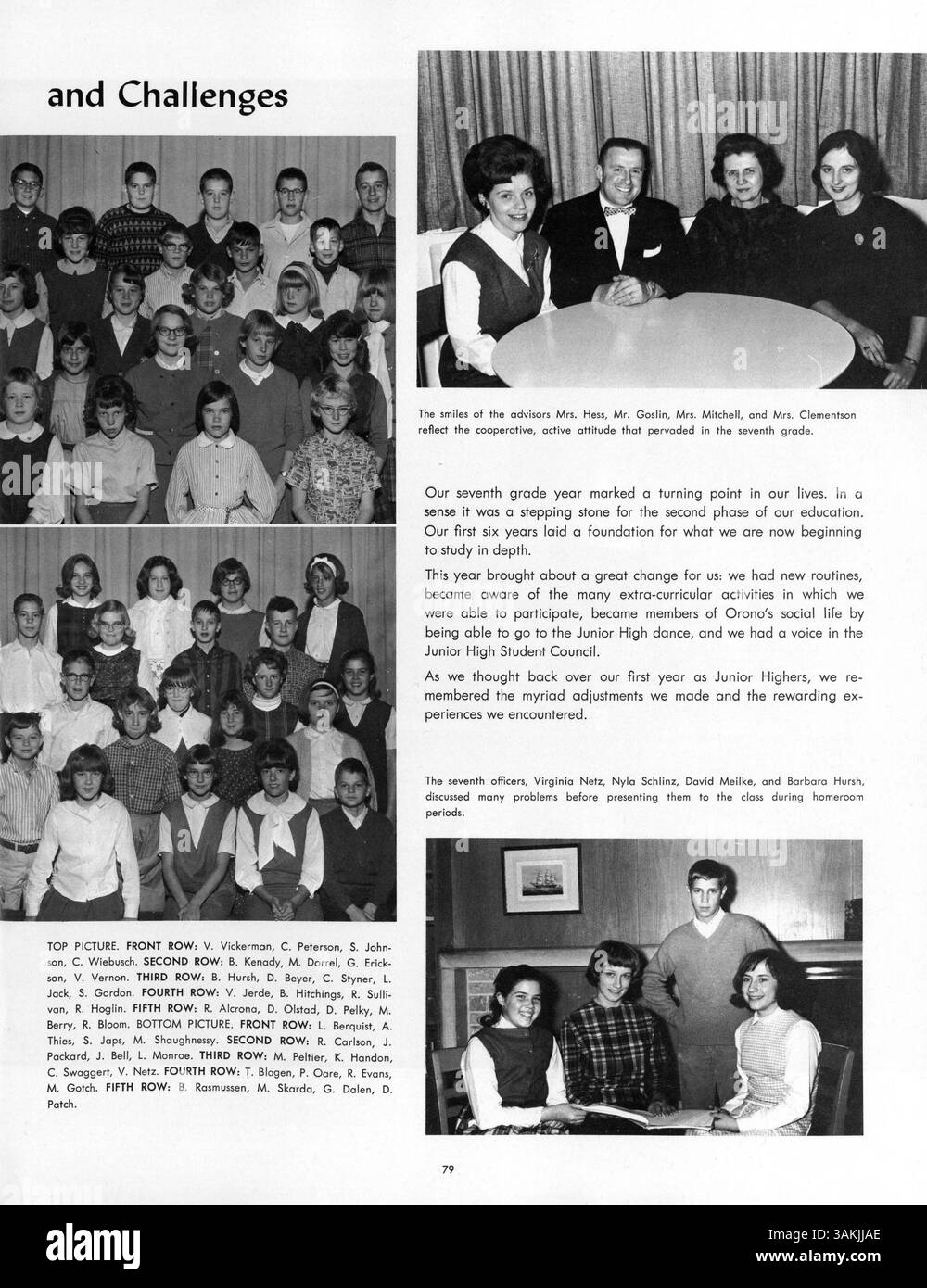 This high school yearbook, Spartan '65, captures a snapshot of Orono ...