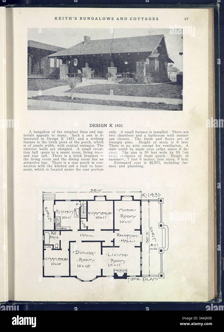 Max L. Keith's catalog of 215 bungalow and cottage designs offers full ...