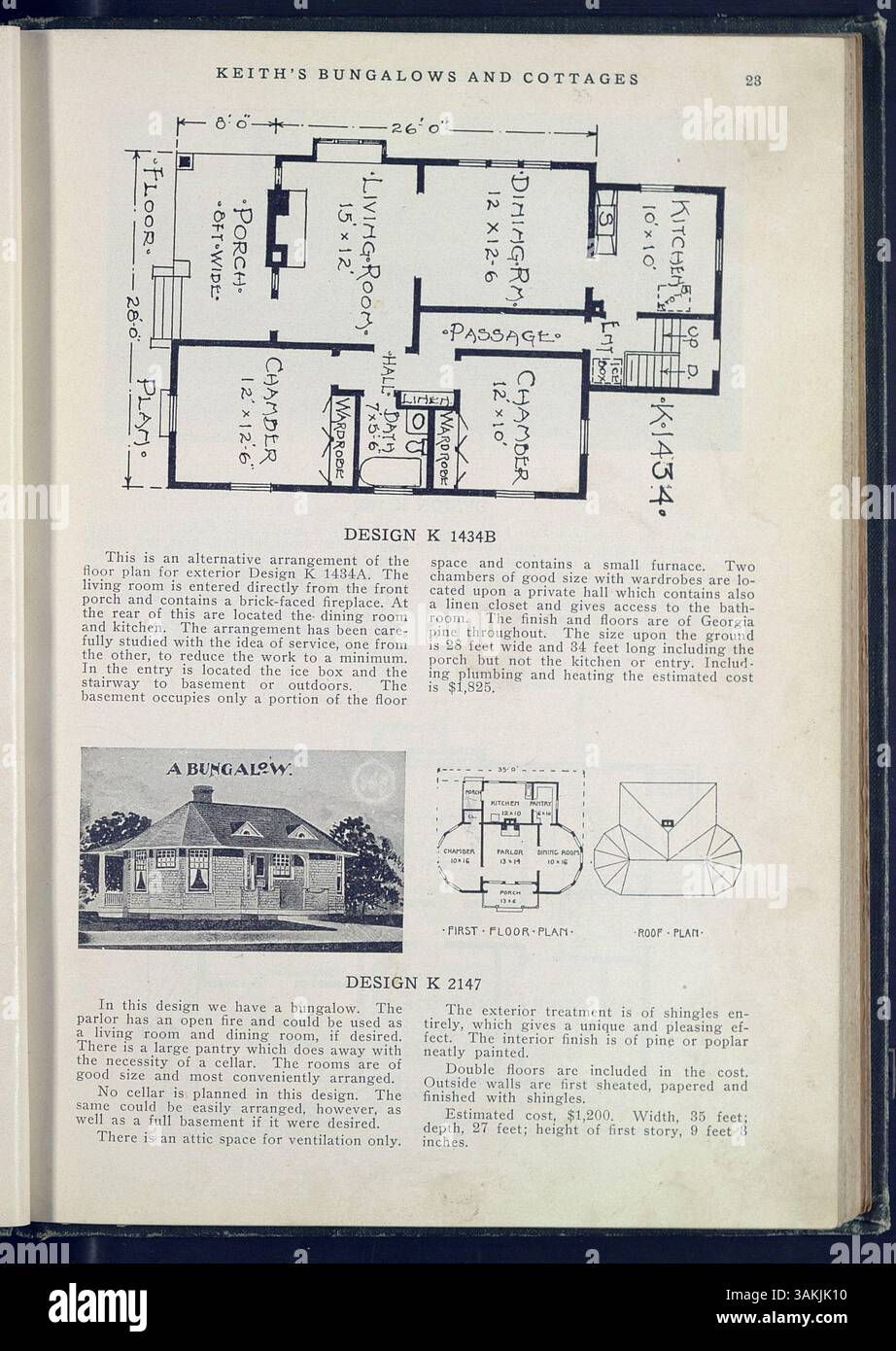 Max L. Keith's catalog presents 215 bungalow and cottage designs with ...