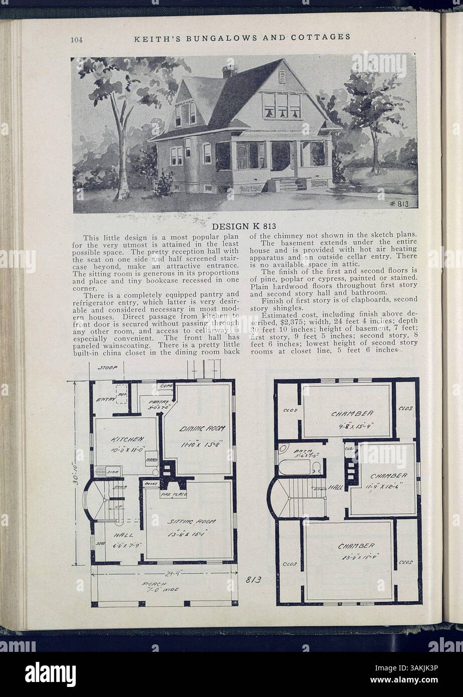 Max L. Keith’s catalog of 215 bungalow and cottage designs includes ...