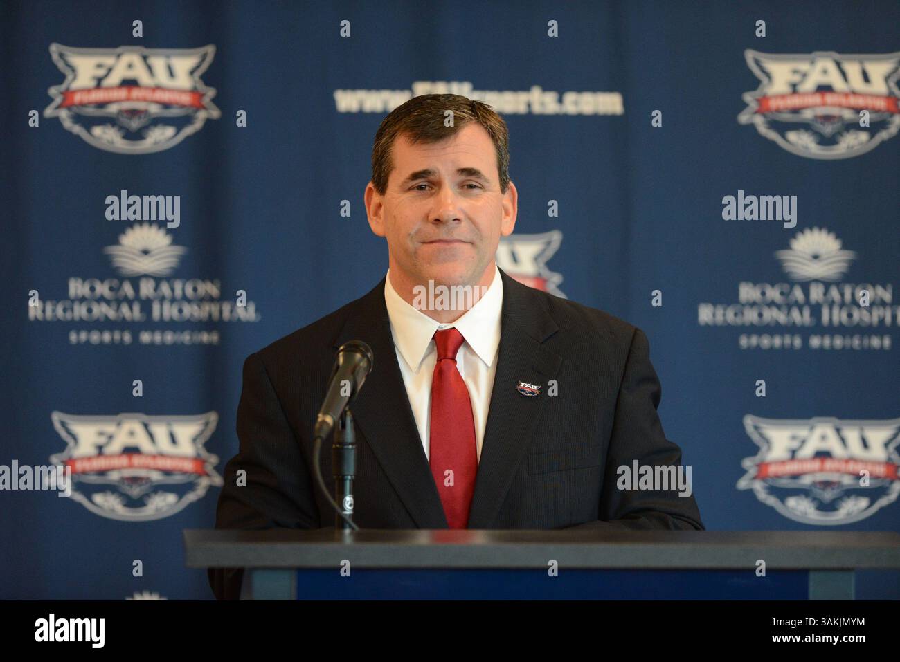 December 17, 2013: Charlie Partridge speaks during a press conference ...