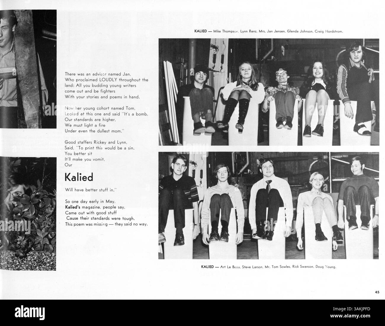 The 1972 Kennedy High Yearbook captures the student body, teachers ...