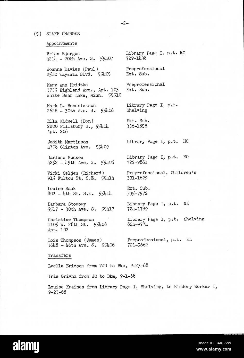 The 1968 edition of the Minneapolis Public Library bulletin provides ...